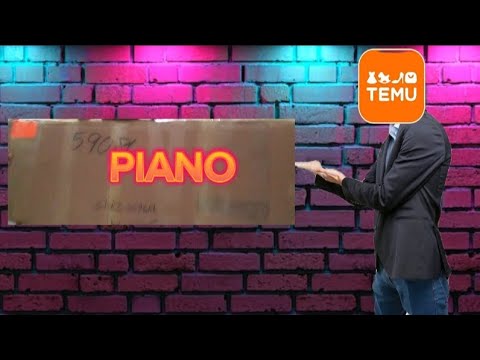 COMPRE UN PIANO POR TEMU 😱 - YouTube