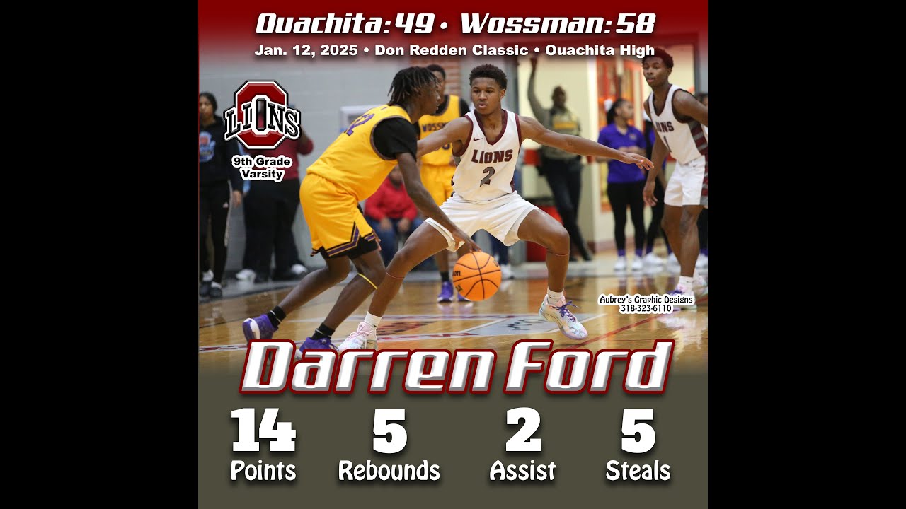 Darren Ford 2025 Highlights: Ouachita vs Wossman 3 - YouTube