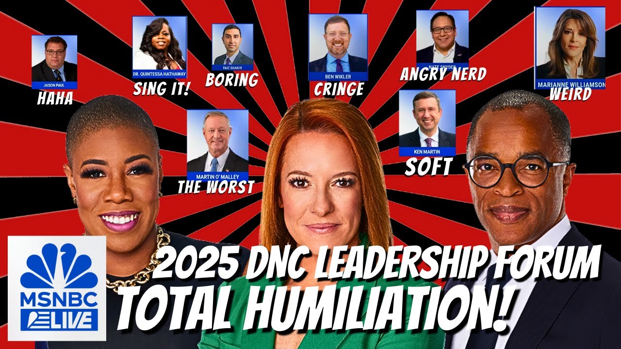 DNC Leadership Forum 2025 on MSNBC: The Cleanest Cuts of Pure CRINGE ...