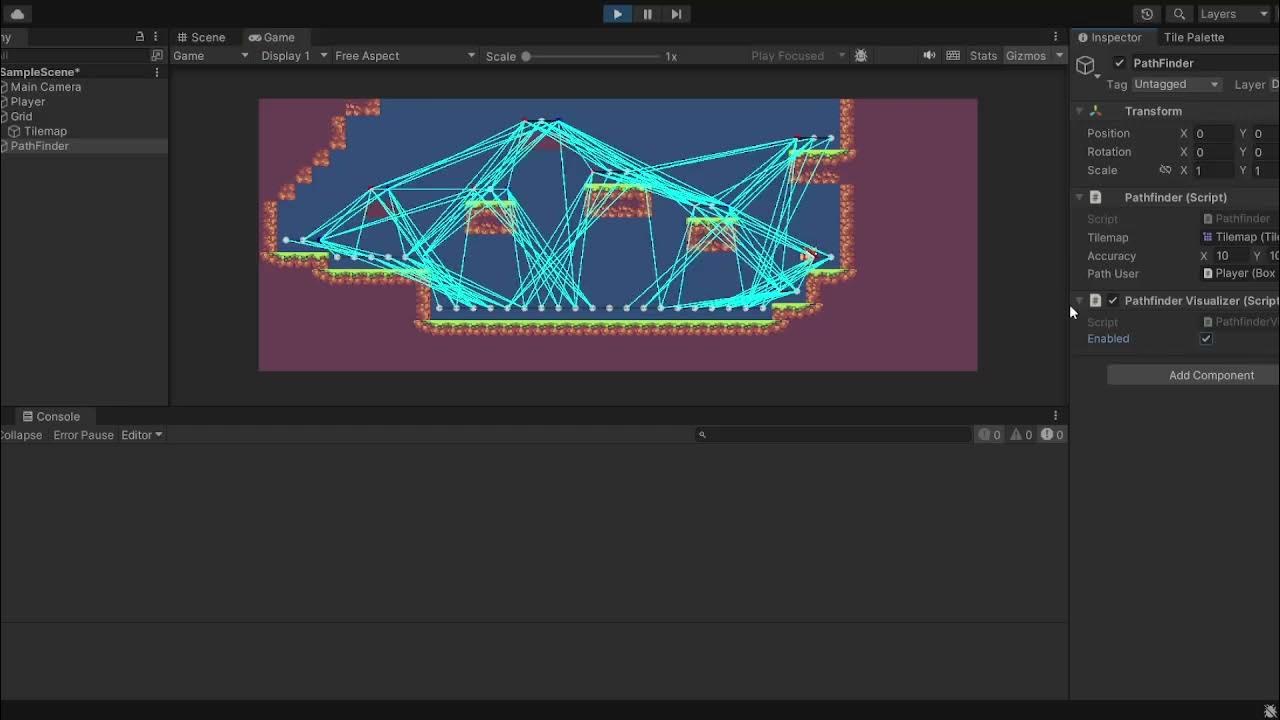 Tilemap pathfinding | Unity 2d - YouTube