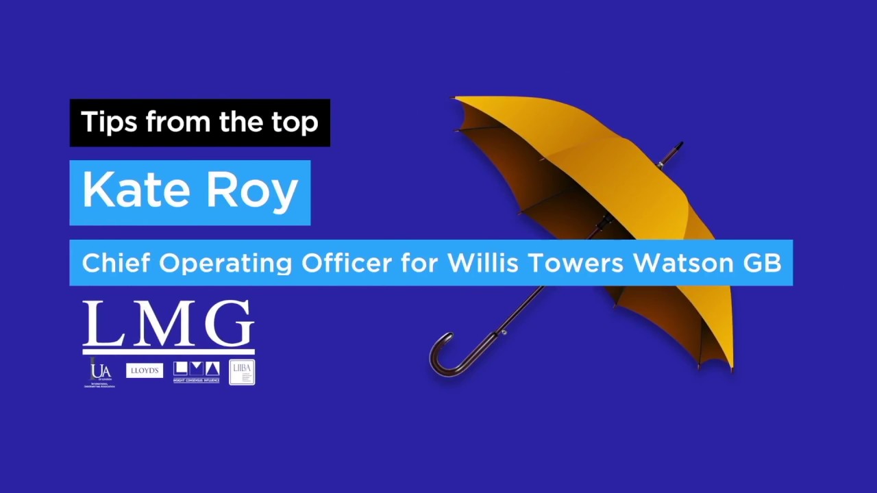 Career tips from the top, with Kate Roy, Chief Operating Officer ...