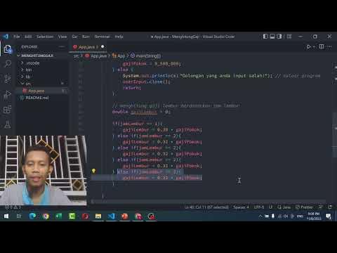 Membuat Program Sederhana - Menghitung Gaji Karyawan Menggunakan Java - YouTube