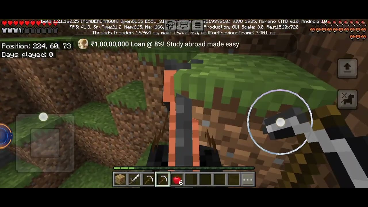 Minecraft part 2 I failed in Minecraft part 1 - YouTube