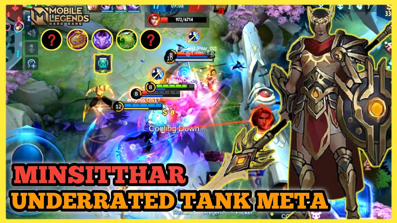 MINSITTHAR TANK | BEST BUILD 2021 | UNDERRATED TANK META | MOBILE ...