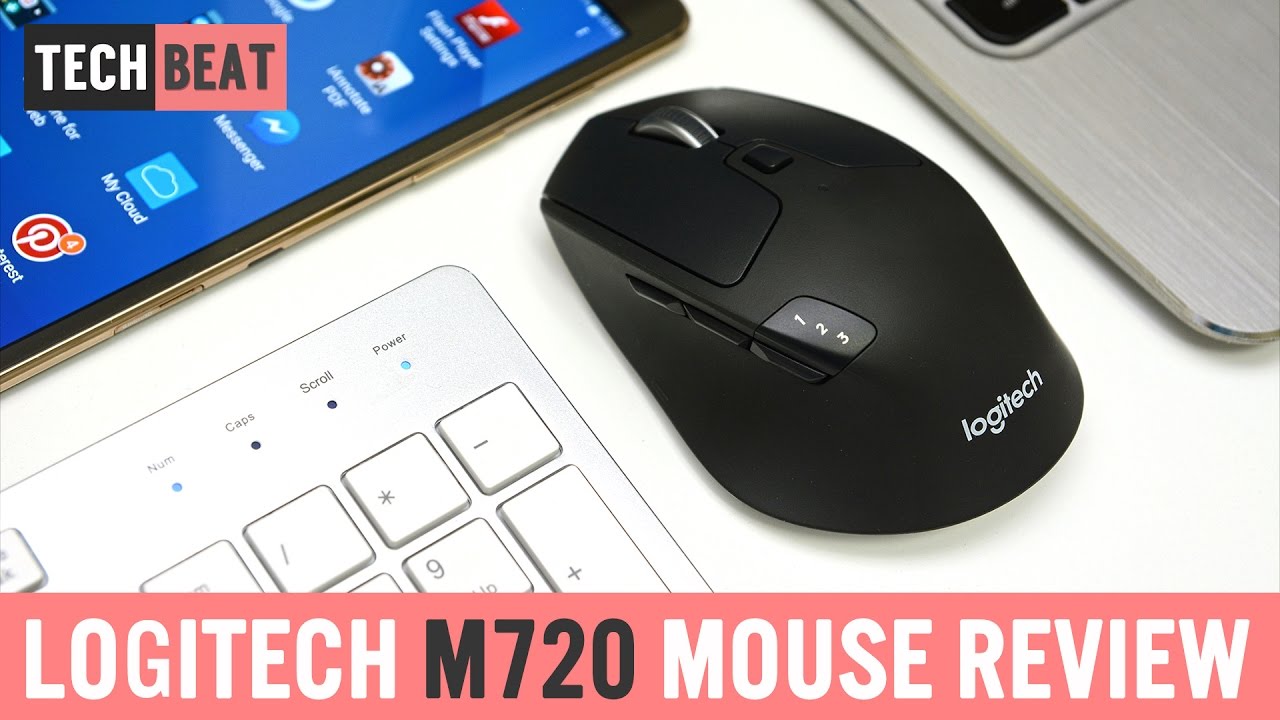 멀티 마우스 로지텍 logitech M720 사용 방법 - YouTube