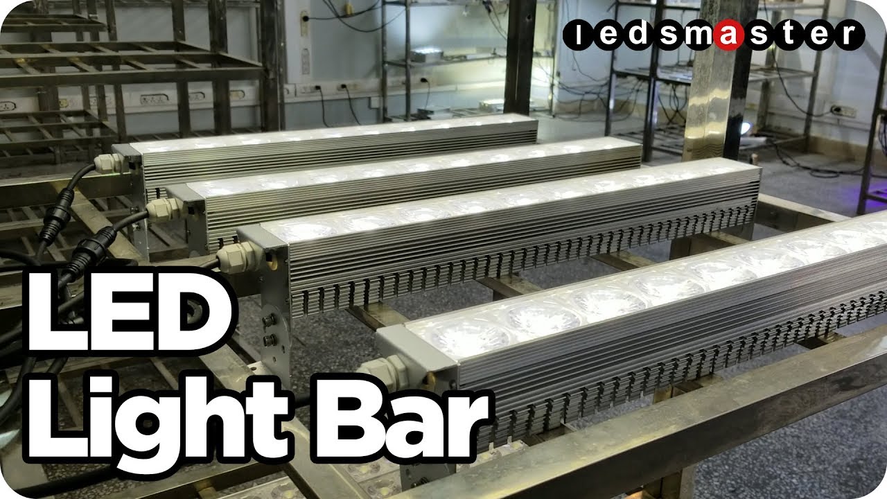 Best LED Light Bar for Off-road, Garage and Office - LedsMaster - YouTube