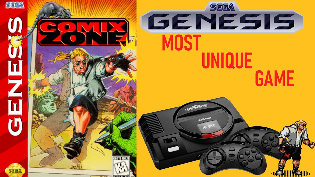 Comix Zone. Sega Genesis gameplay. A GAME LIKE NO OTHER - YouTube