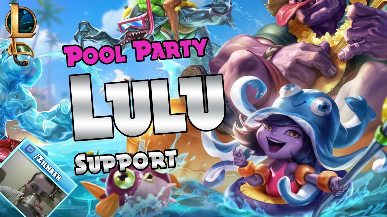 League of Legends | Pool Party Lulu support - ranked (rus comm) - YouTube