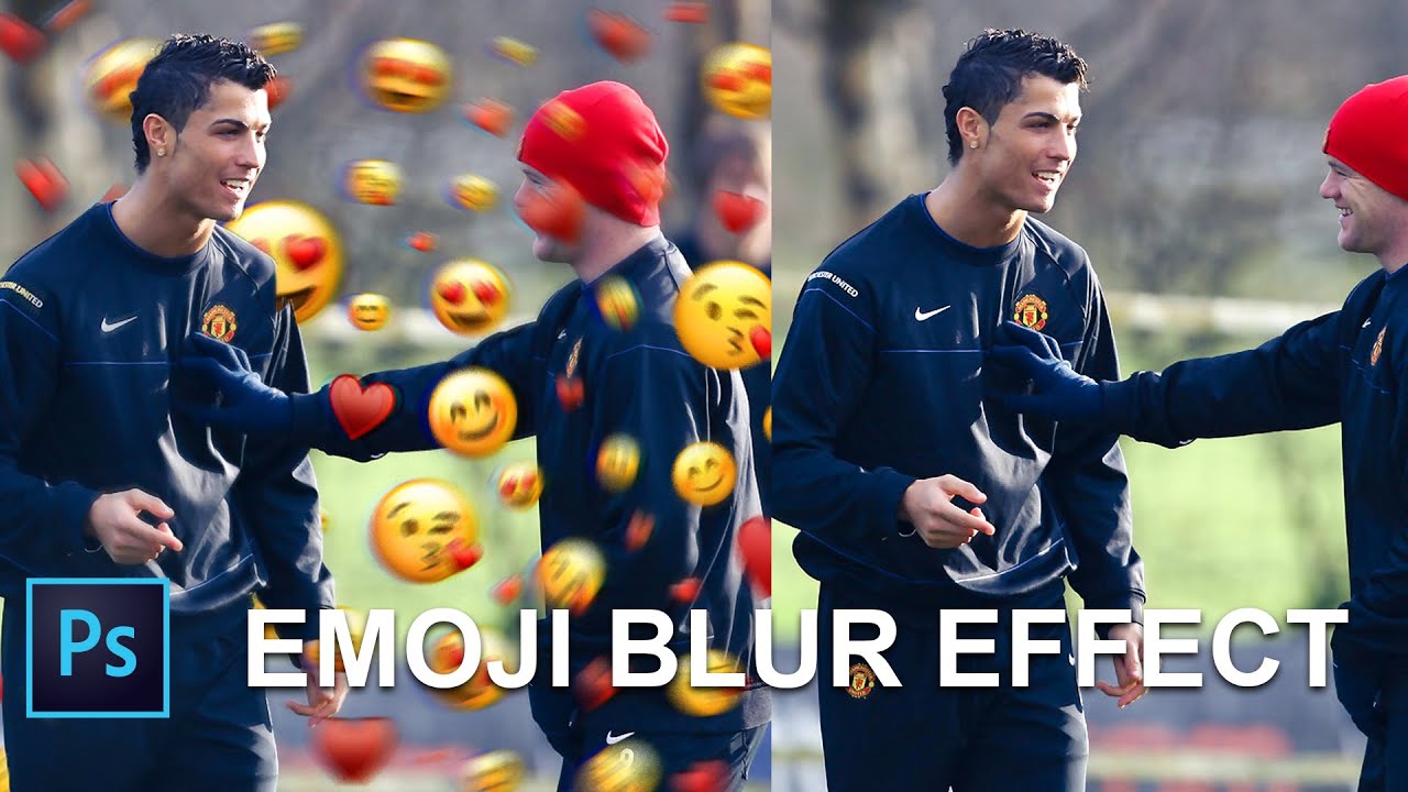 How to Edit Emoji Blur Effect | Photoshop (2021) - YouTube