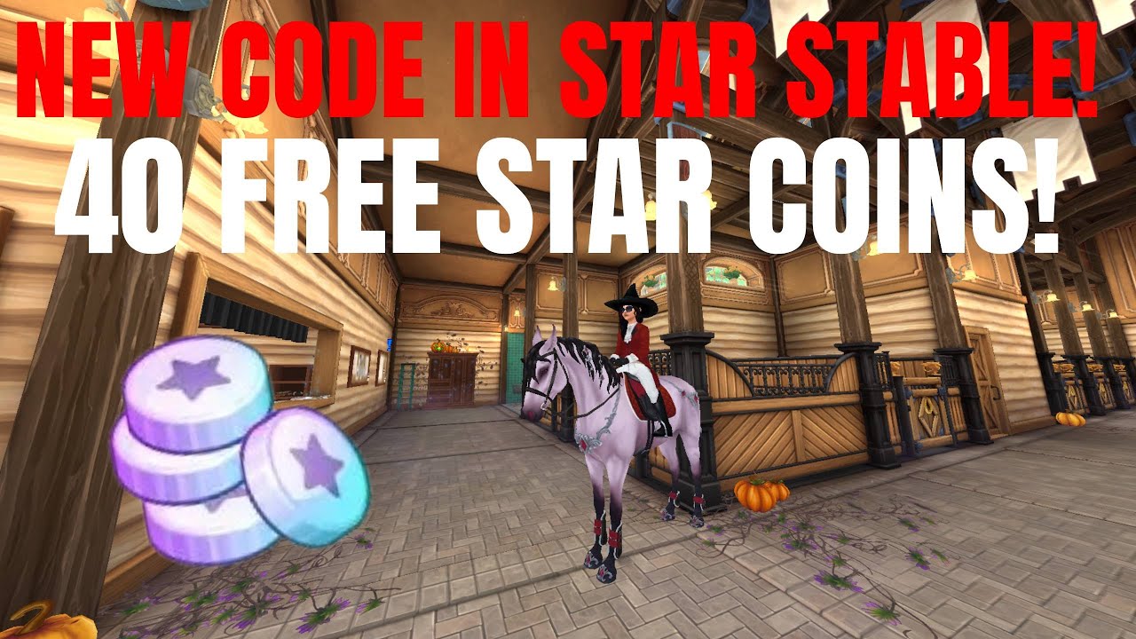 NEW 40 STAR COINS CODE IN STAR STABLE! - YouTube