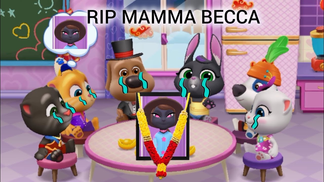 R.I.P MAMMA BECCA- My Talking Tom and friends - Among Us - YouTube