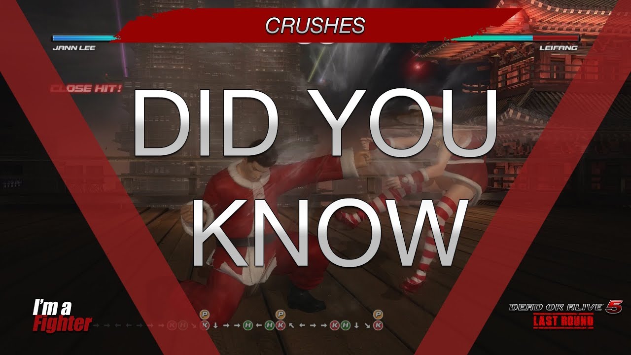 DOA5LR "Did You Know" - Crushes - YouTube