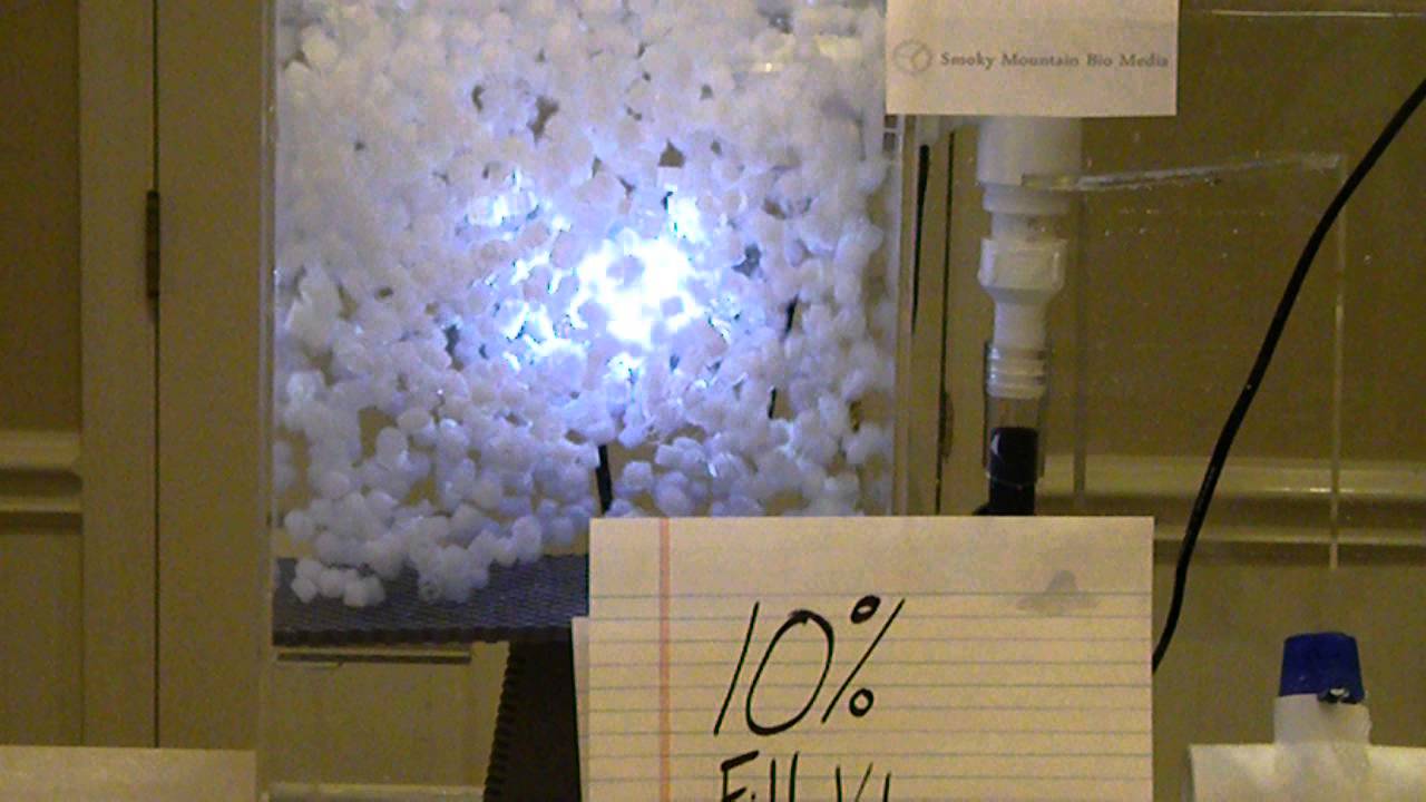 SMBM BioFLO 9 Floater Bio Media - 10% FIll Volume - YouTube