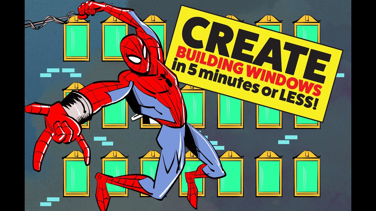 Automate Building Windows in Photoshop - YouTube