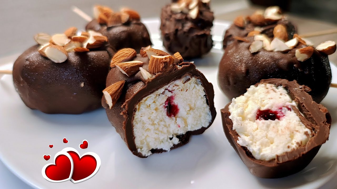 I tasted the HOMEMADE GLAZED CHOCOLATE CURDS with jam - I don't buy ...