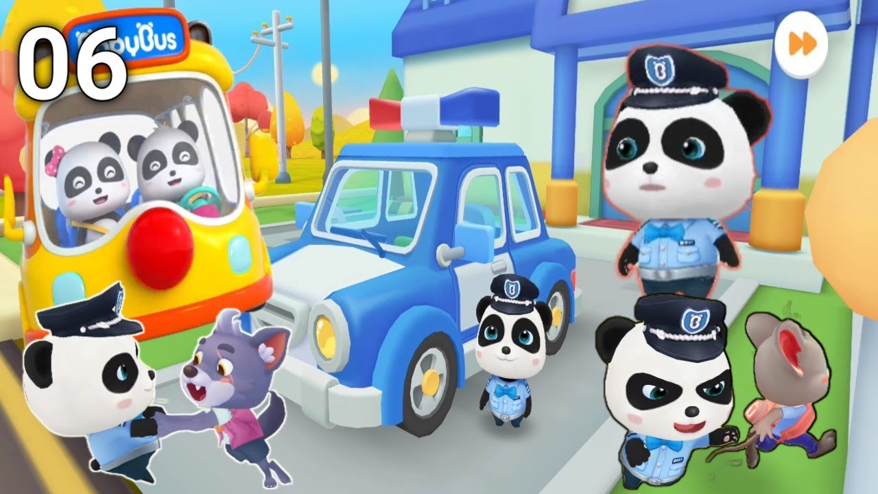 Baby Pandas Little Police Baby Panda Sheriff Policeman Pretend Play ...