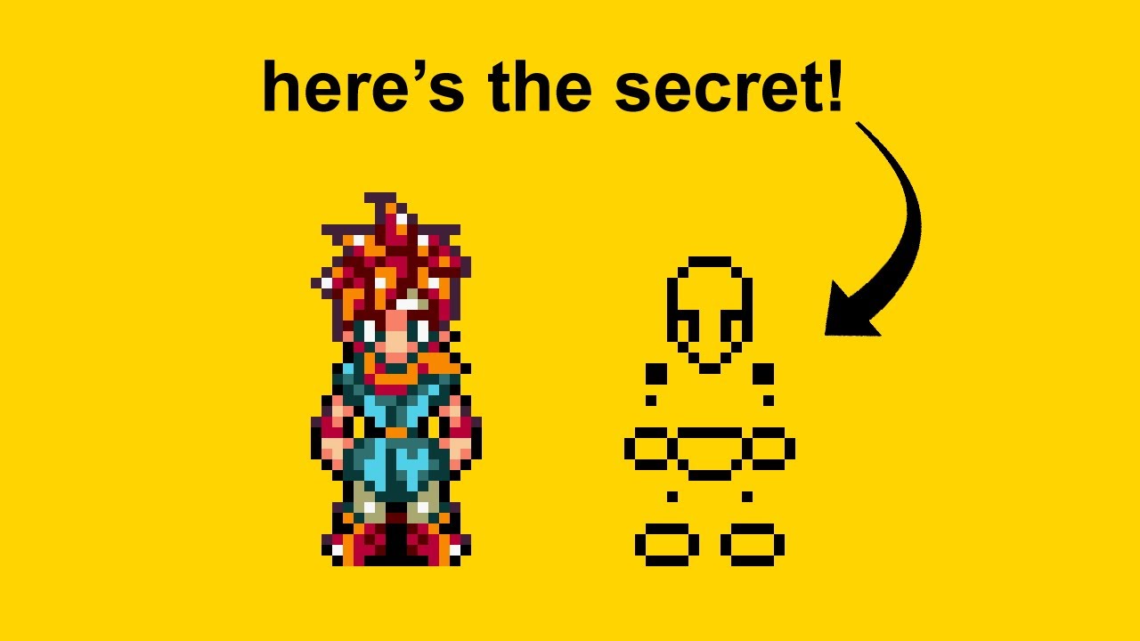 How to make Chrono Trigger sprites | Pixel Art Tutorial - YouTube