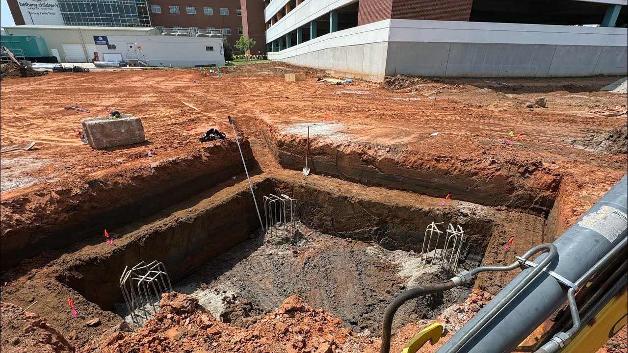 Diggin a tower crane foundation. #makingbackhoesgreatagain # ...