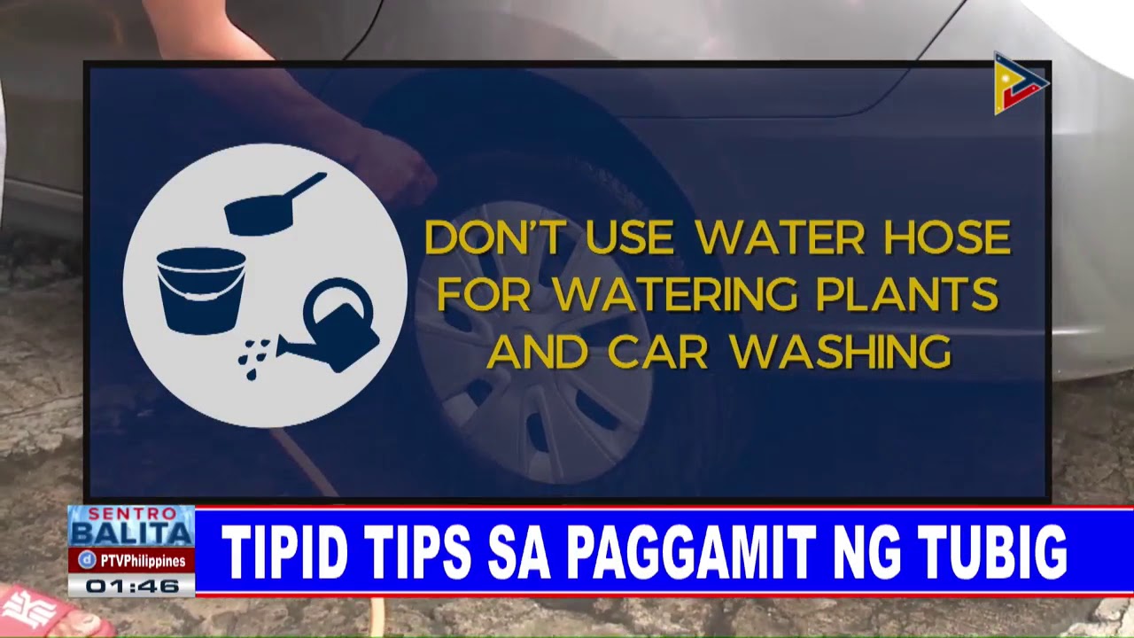 Tipid tips sa paggamit ng tubig - YouTube