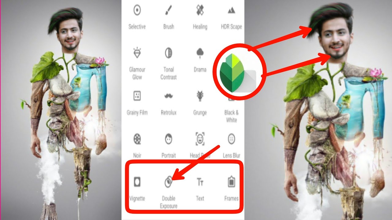 Plant Photo Editing Kaise Kare Snapseed Se plant Photo Editing Kaise ...