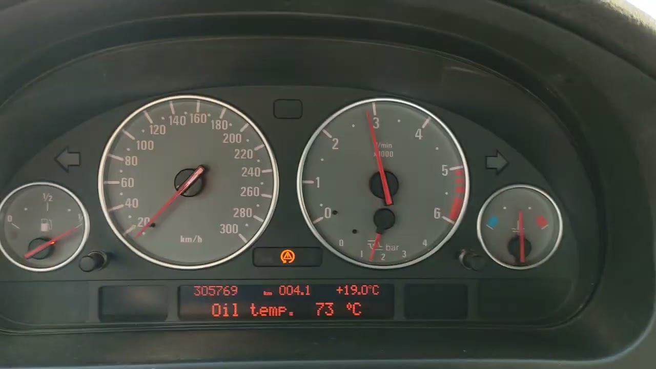 BMW E39 530d M57 launch control via ASC button - YouTube