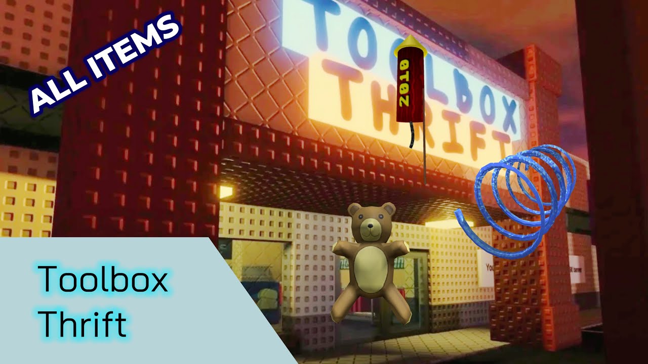 Regretevator [TOOLBOX THRIFT] ALL ITEMS Roblox - YouTube