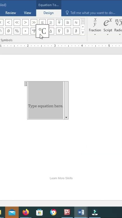 How to Create Degree Fahrenheit Symbol in Microsoft Word - YouTube