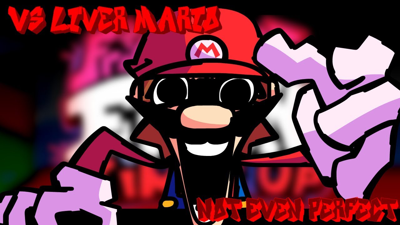 Time's up (Vs. Liver Mario) Showcase | Hard Difficulty | Friday Night ...