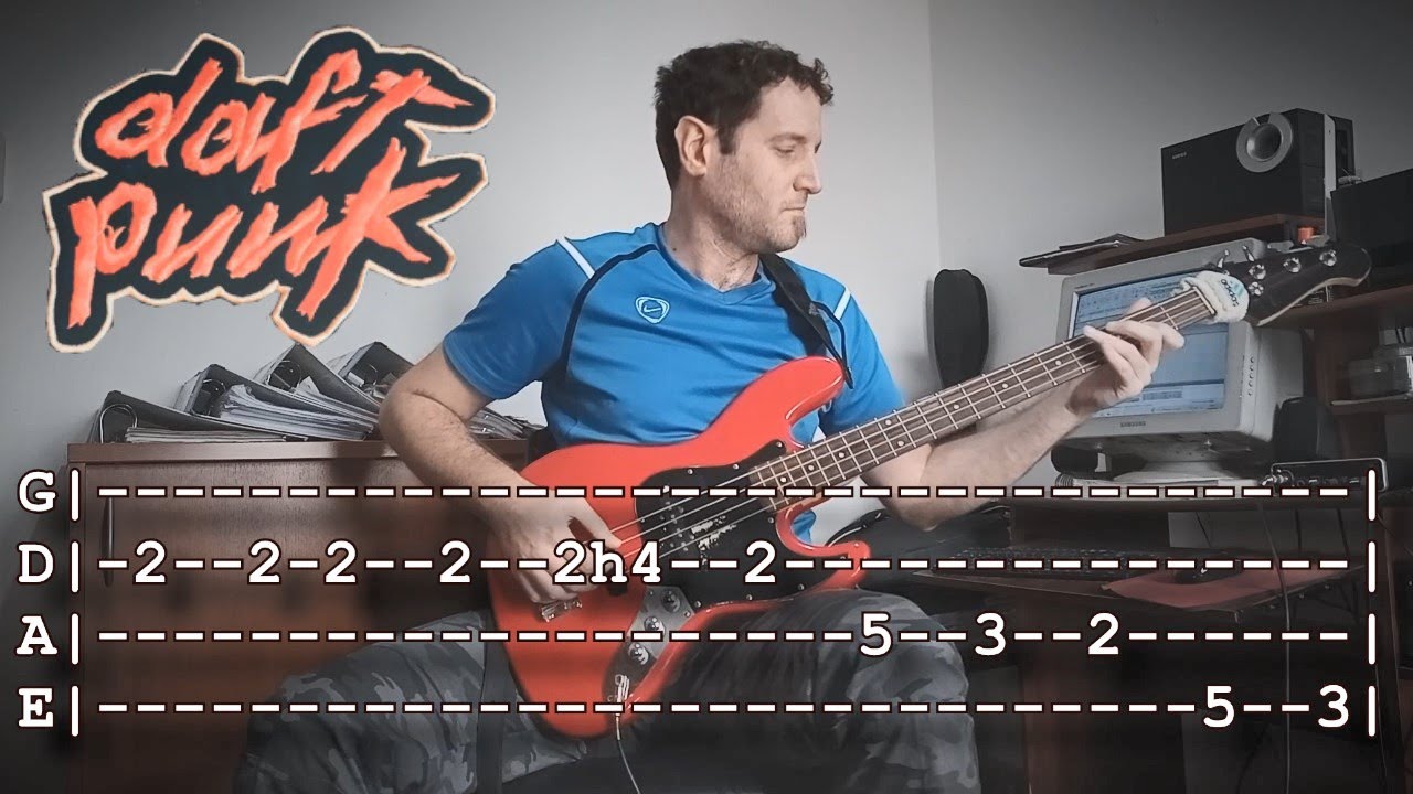Daft Punk 5 Basslines For 5 Great Songs With Tabs Youtube