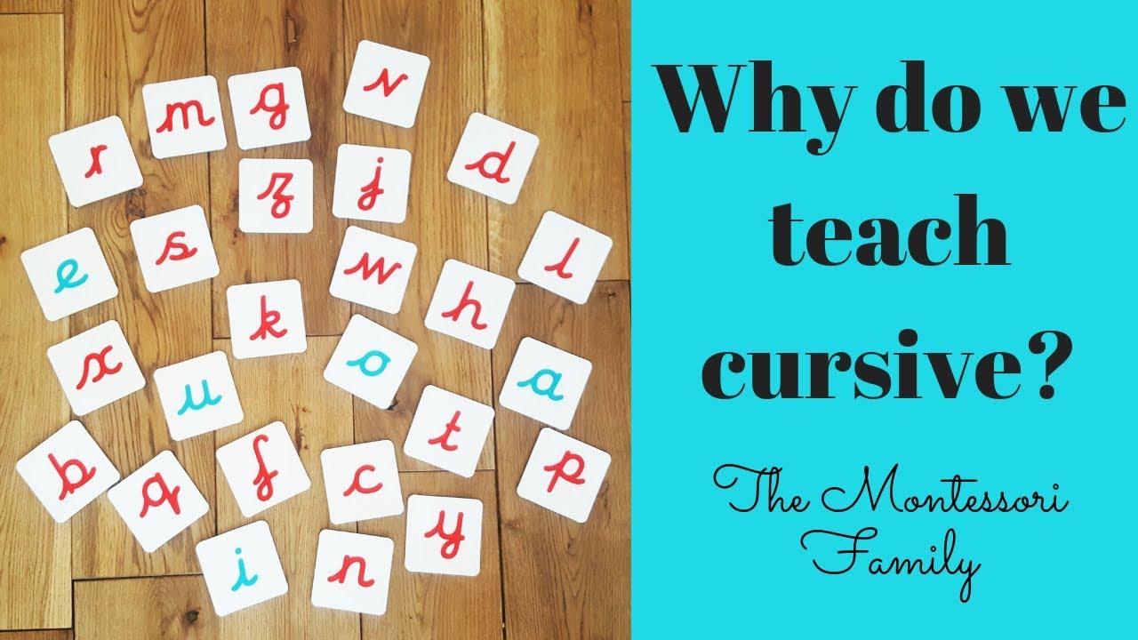 Why Montessori Schools Teach Cursive Writing YouTube Why Montessori Schools Teach Cursive Writing YouTube