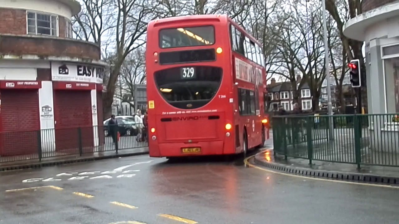 Enviro 400 Arriva London T266 LJ61LJN on a Route 329 Seen to be Leaving ...