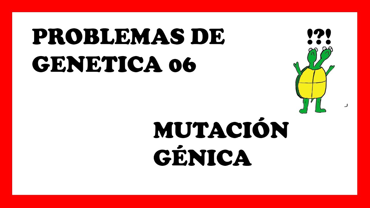 Mutación GENÉTICA transicion y transversion ejercicio resuelto - YouTube