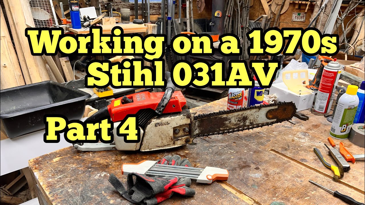 Stihl 031AV Chainsaw Teardown/disassembly And Inspection