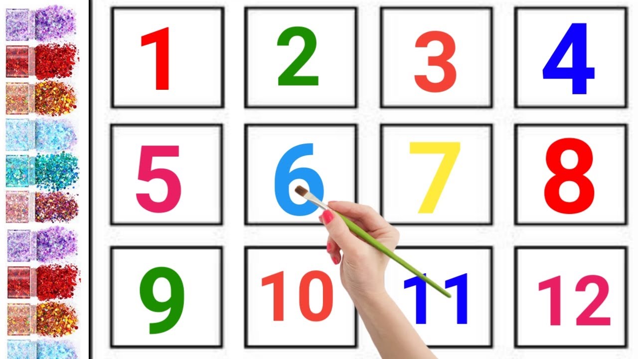 Counting Numbers | write and read numbers | 123 learning for kids | 1 ...