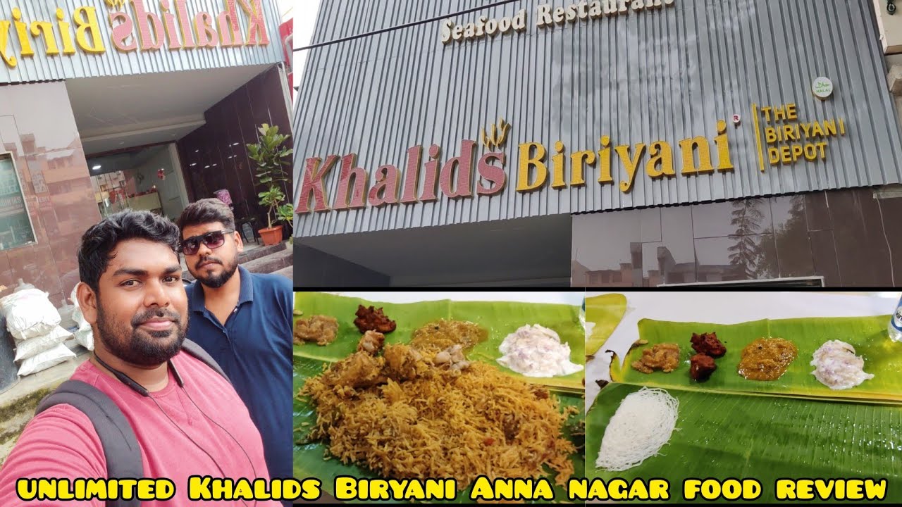 Unlimited biryani at Khalids biriyani Anna nagar worth or not 🤔😣?? l ...