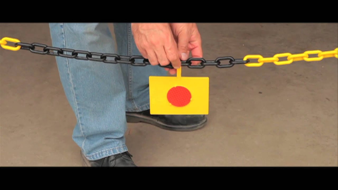 Plastic Chain Reflector Plate - YouTube