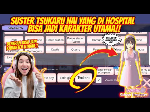 SUSTER TSUKARU NAI BISA JADI KARAKTER UTAMA!! KEREN BANGET!! SAKURA SCHOOL SIMULATOR - PART 327