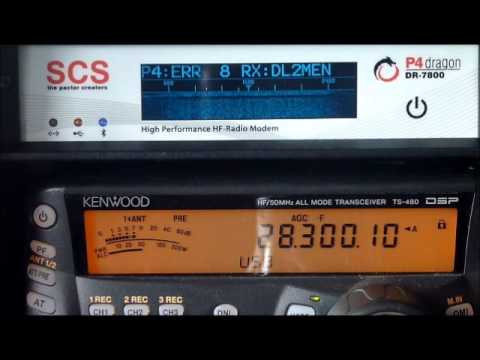 SCS Pactor 4 Dragon DR-7800 - YouTube