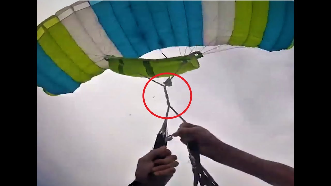 Skydiver parachute fails and lives - YouTube