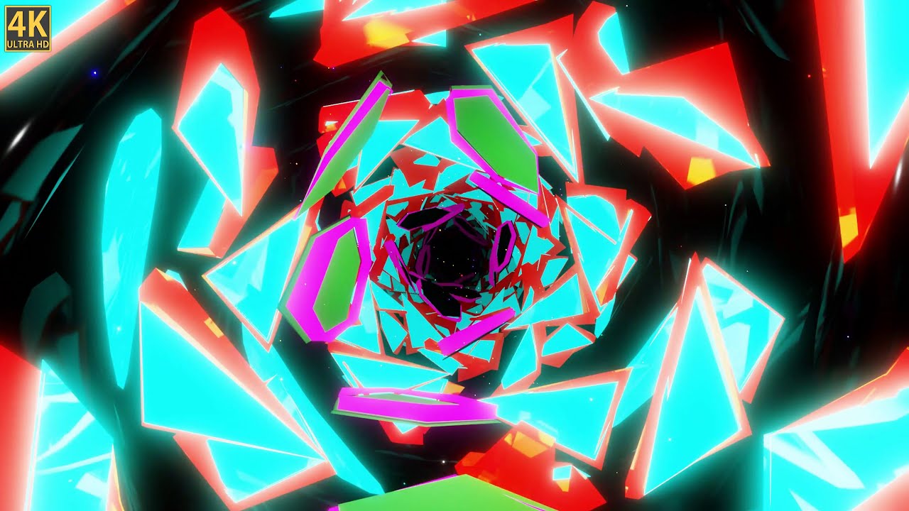 ️Infinite Abstract tunnel VJ Loops 4K Background Video Animation - YouTube