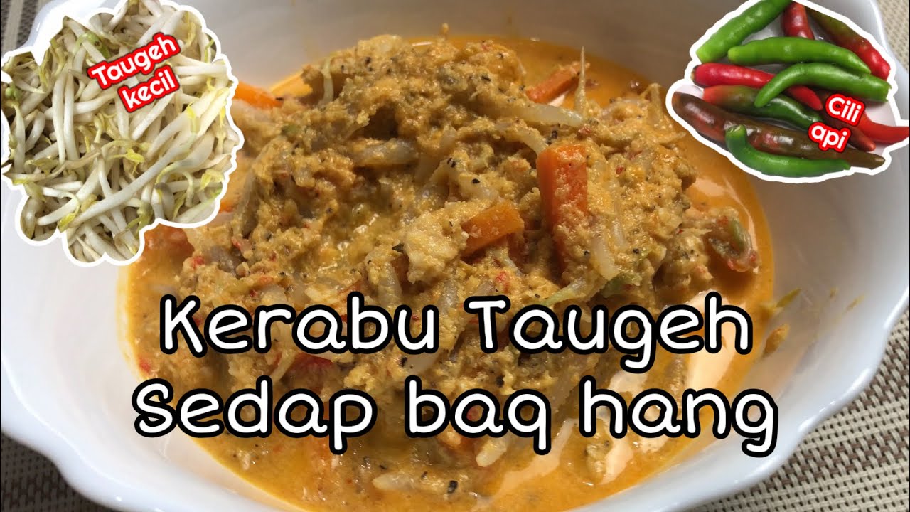 Resepi sayur kerabu taugeh ala Kedah - YouTube