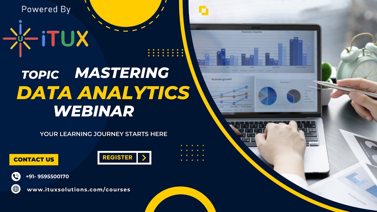 Mastering Data Analytics Free Webinar By iTUX #itux #dataanalytics #dataanalysis #freewebinar ...