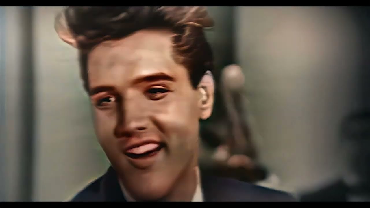 Stuck on You | Elvis Presley (Live Music Video) 4K Colorized & Sound Remastered | Welcome Home ...