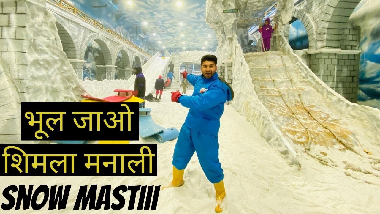 Snow Masti Greater Noida |Snow Park| Ticket, Timing,Rides | Detailed ...
