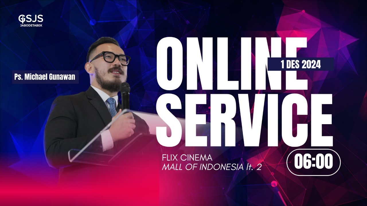 Ibadah Online GSJS Jakarta w/ Ps. Michael Gunawan (06.00) - YouTube
