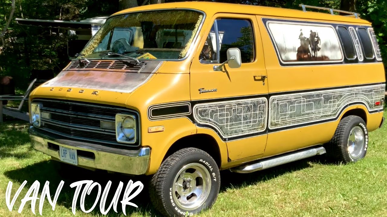VAN TOUR | The LRP Van | Perfectly Preserved SURVIVOR Mid Dodge ...