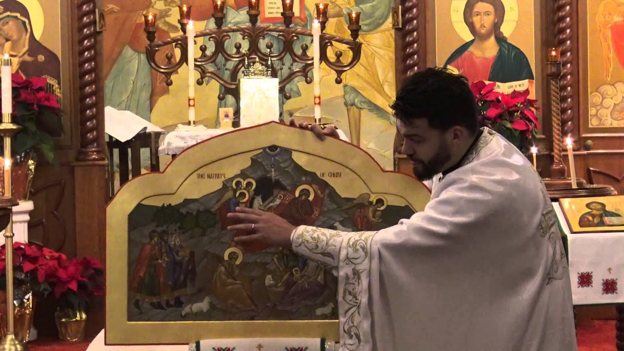 The Winter Pascha: Nativity Icon Explained - YouTube