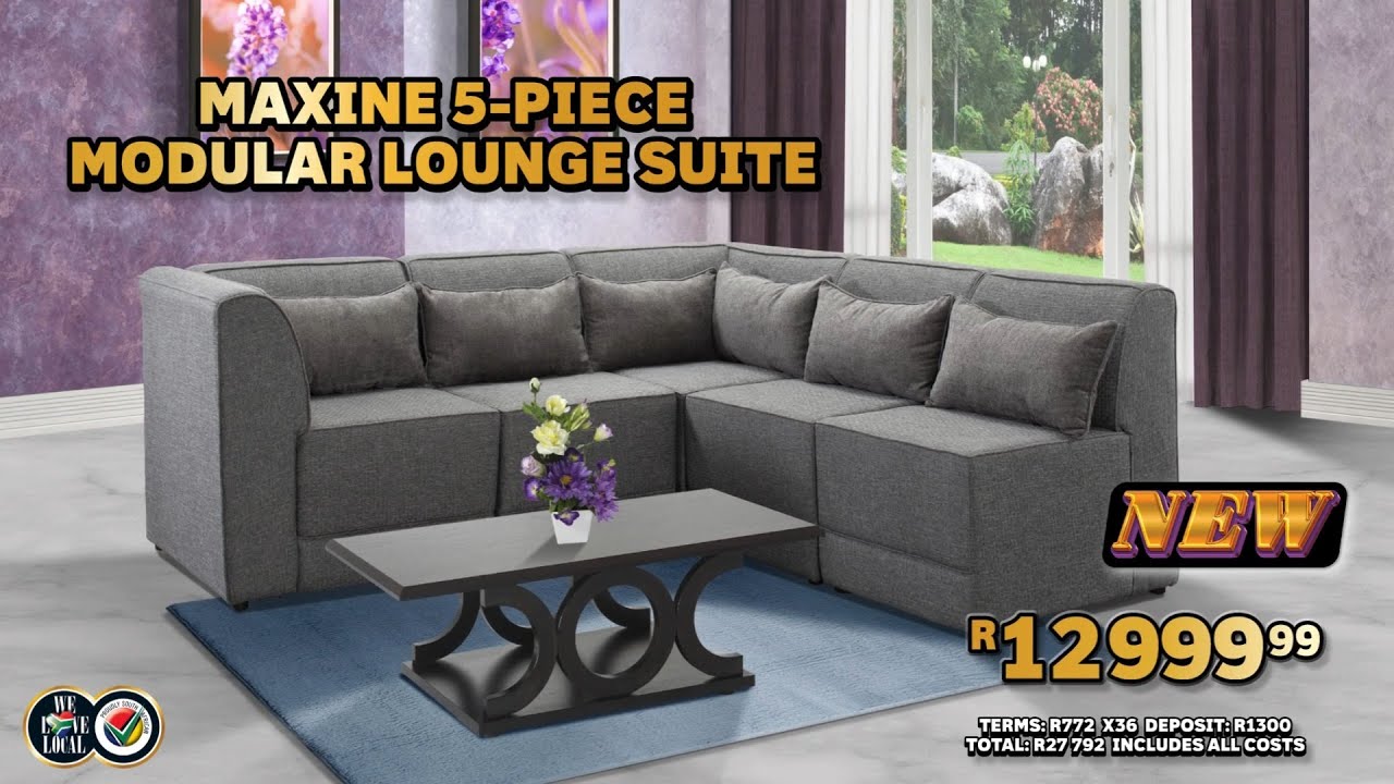 MAXINE LOUNGE SUITE - YouTube