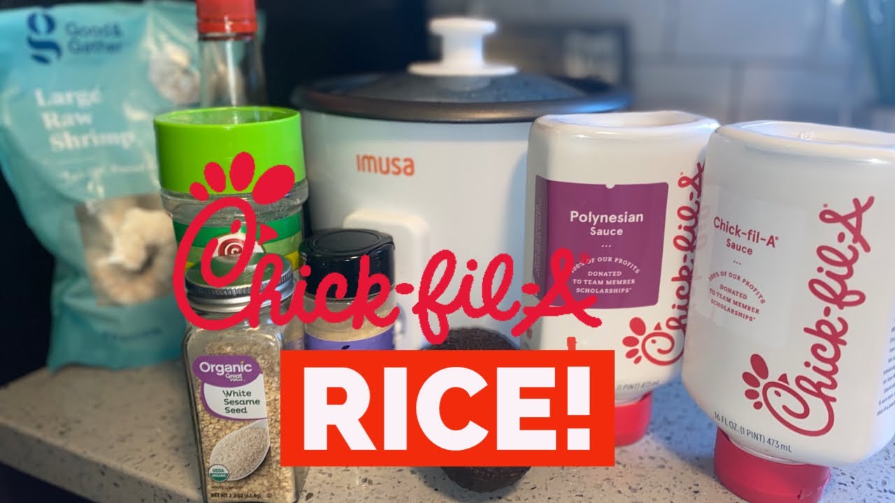 Chick Fil A rice!! #chickfila #rice #food - YouTube