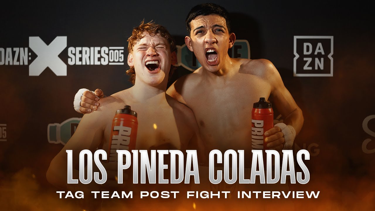 LOS PINEDA COLADAS TAG TEAM POST FIGHT INTERVIEW | X SERIES 005 - YouTube